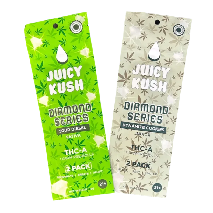 JUICY KUSH DIAMOND PRE-ROLL THCA 1G 2PC – Metro Shops
