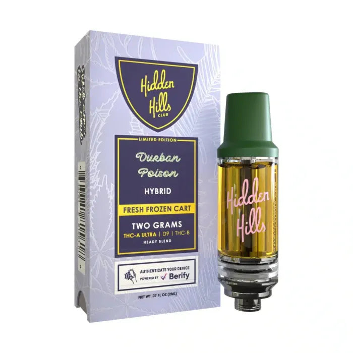 HIDDEN HILLS HEADY CARTS THCA D9 THCB 2G – Metro Shops